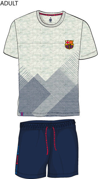 Fc barcelona pijama rayas adulto