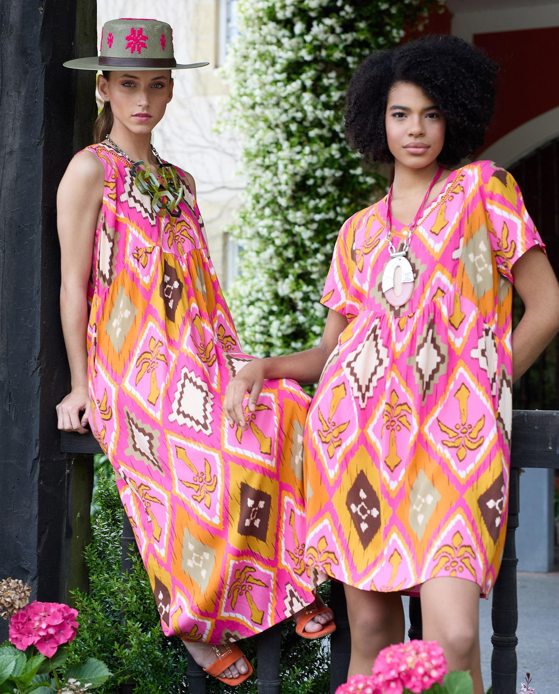 Robe longue maxi imprimé