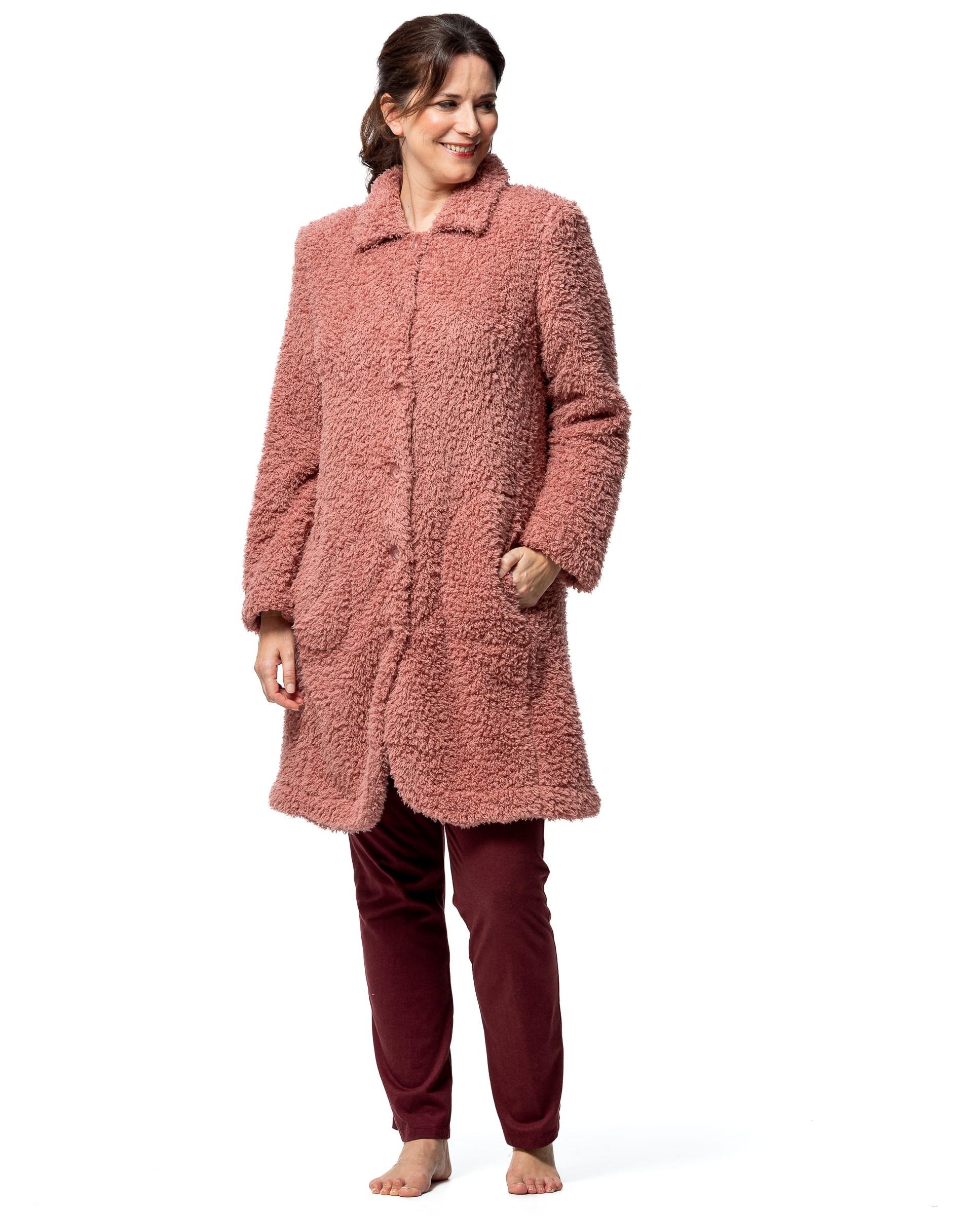 Dressing gown with buttons - Flower