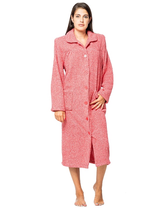 Dressing gown with buttons - Everyday